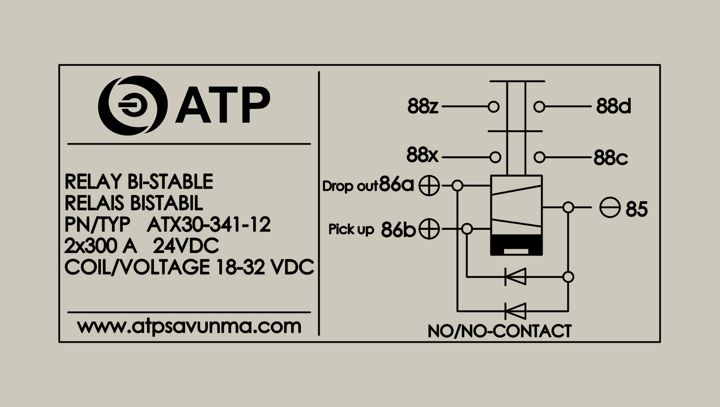 RELAY 300 AMP - ATP Savunma
