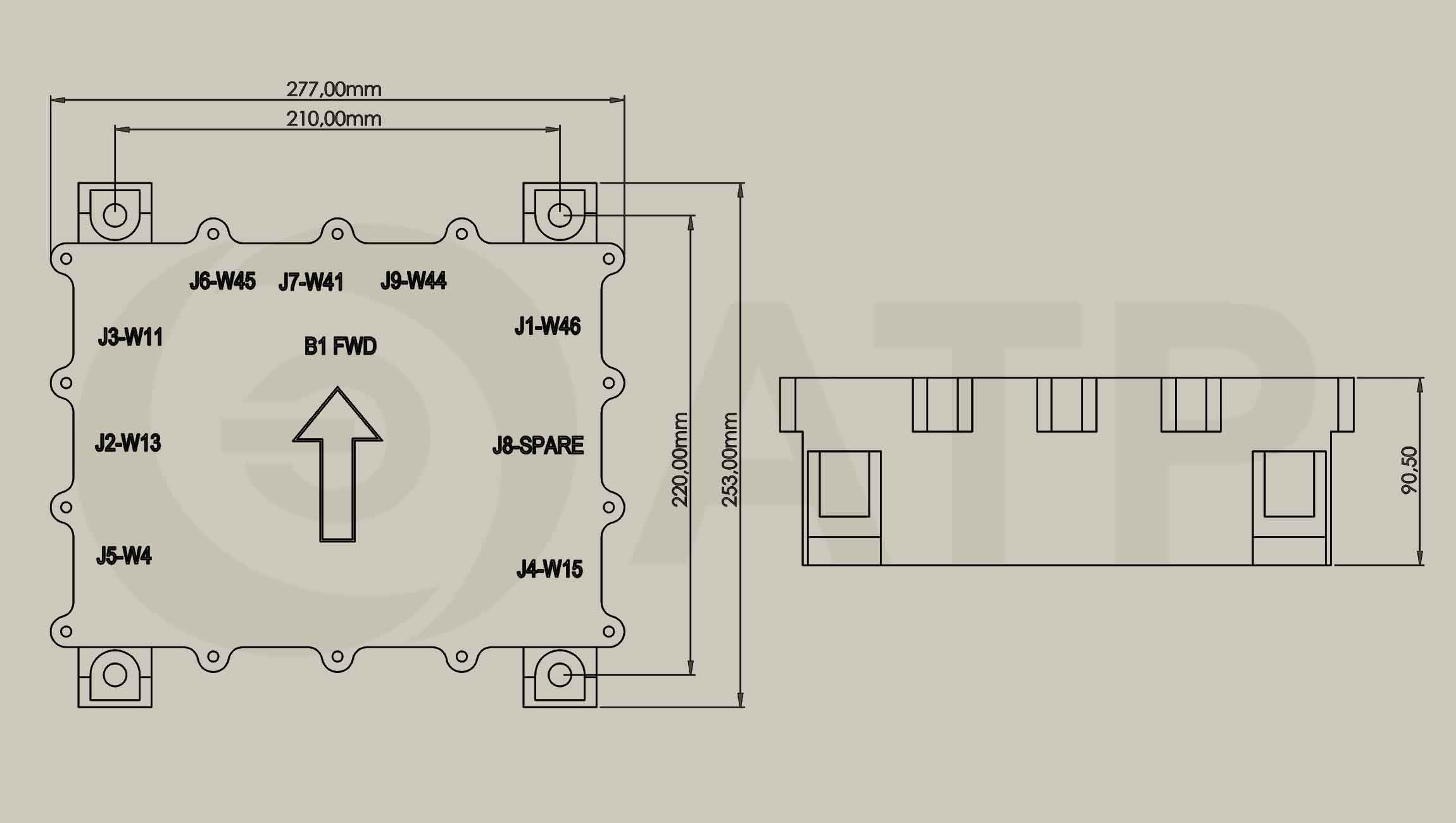 B1-POWER DISTRIBUTION BOX - ATP Savunma