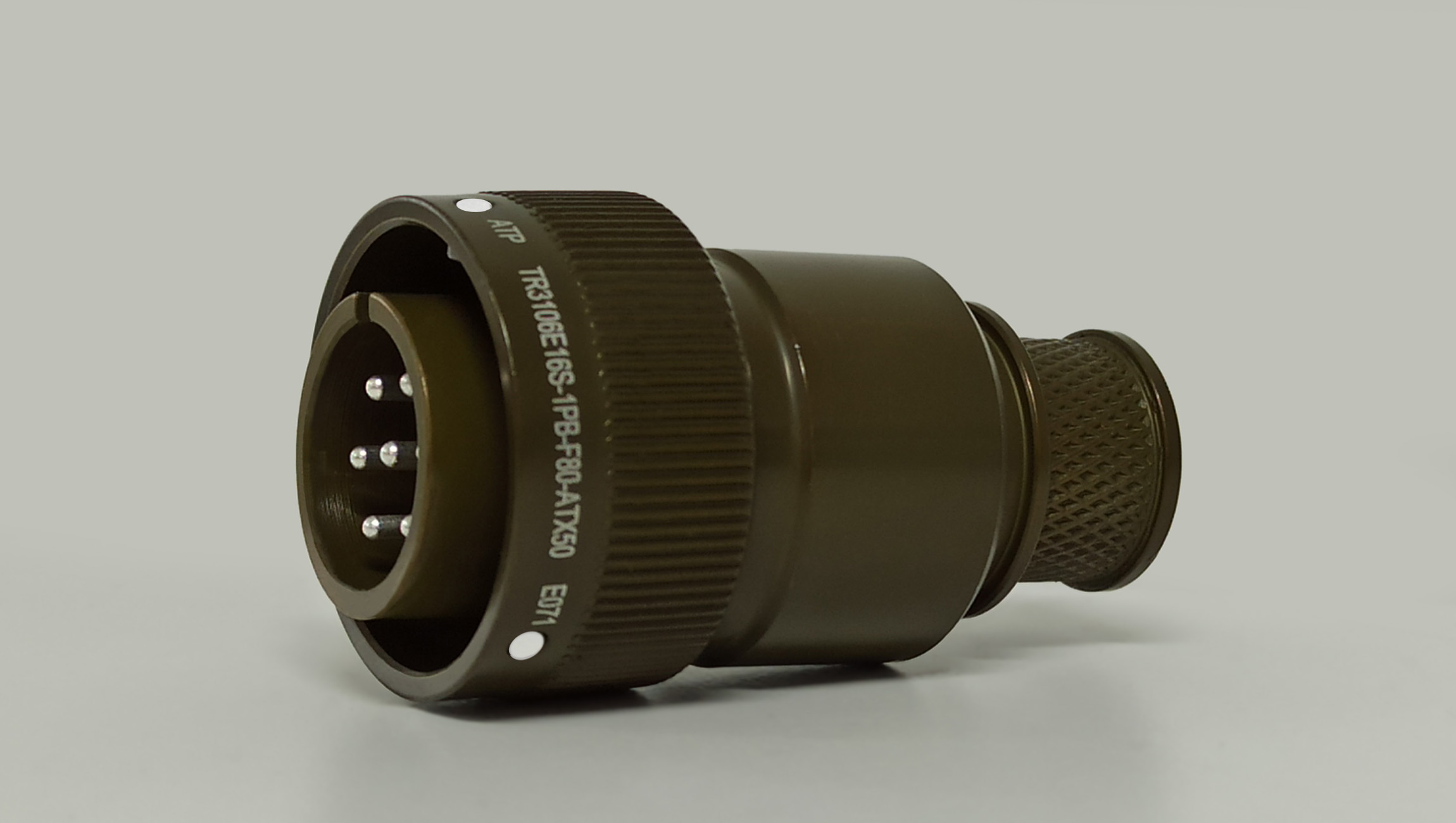 CONNECTOR WITH SOLID BACKSHELL - ATP Savunma