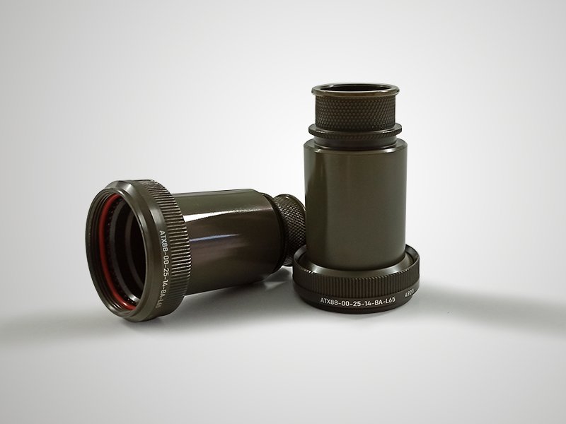 Long Type Self-Locking Coupling Backshell EMI/RFI - ATP Savunma